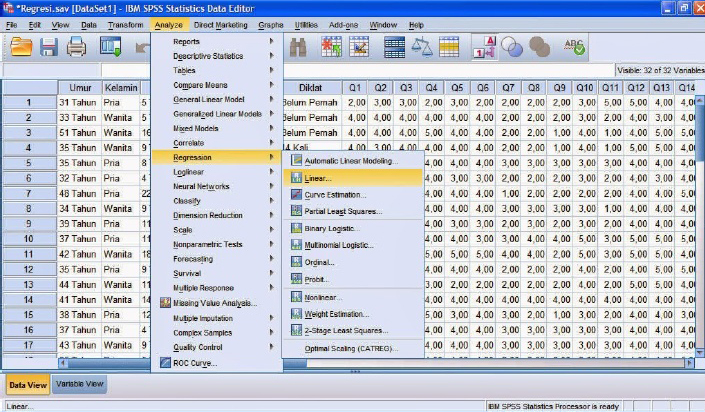 Tutorial SPSS Lengkap Dengan Contoh Cara Olah Data Kuesioner