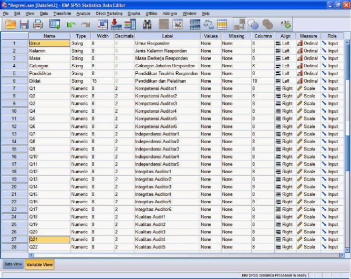 Tutorial SPSS Lengkap Dengan Contoh Cara Olah Data Kuesioner